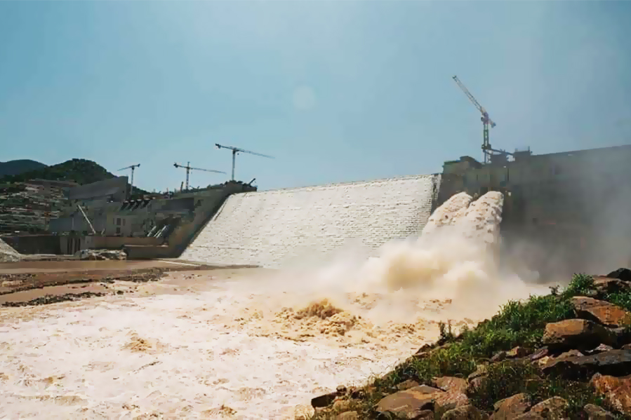 The second round of the filling of the Grand Ethiopian Renaissance Dam ...
