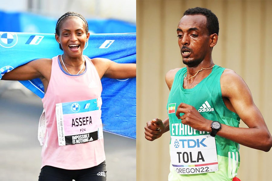 Tigist Assefa and Tamerat Tola Leads London Marathon elites field ...